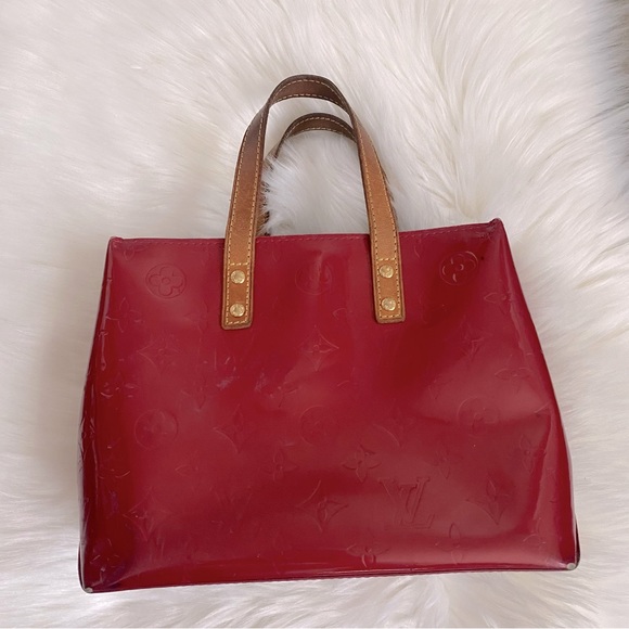 Louis Vuitton | Bags | Authentic Louis Vuitton Vernis Monogram Red ...